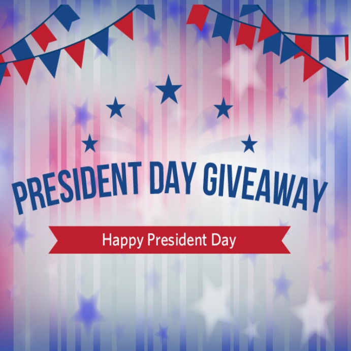 Happy president day poster design template | PosterMyWall