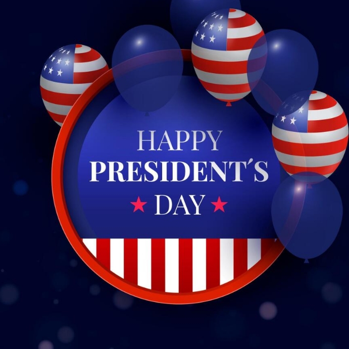 Happy president day poster design template | PosterMyWall