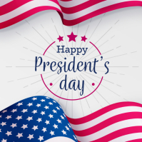Happy president day poster design template | PosterMyWall
