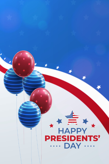 Happy Presidents' Day Template | PosterMyWall