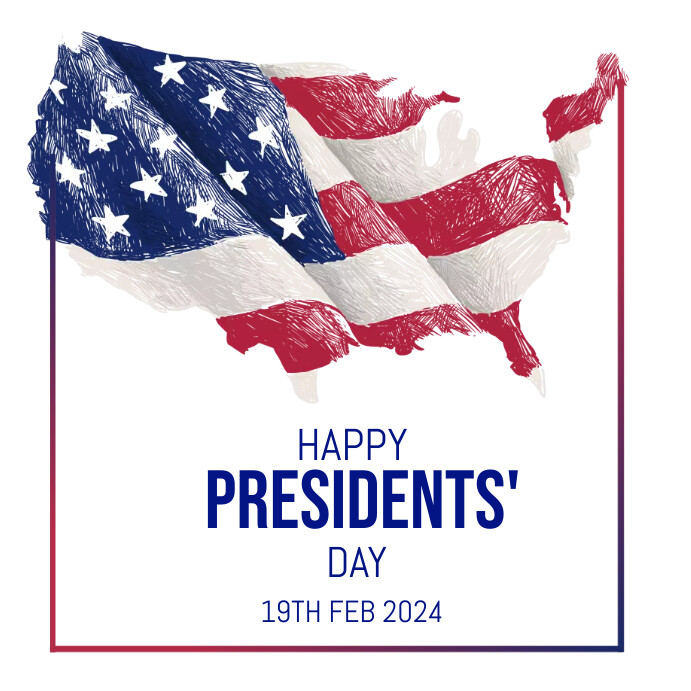 happy presidents day Template | PosterMyWall