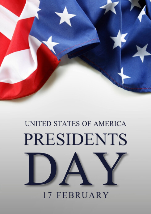 Happy Presidents Day Of America Flyer Template | PosterMyWall