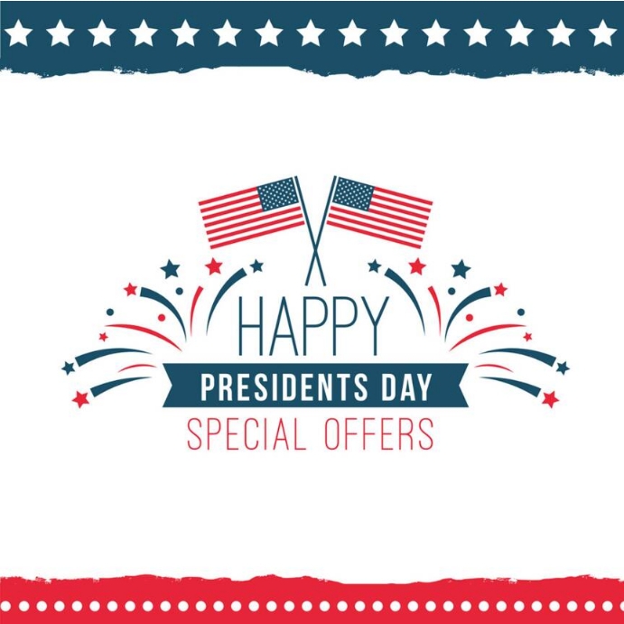 Happy Presidents Day poster templates design | PosterMyWall