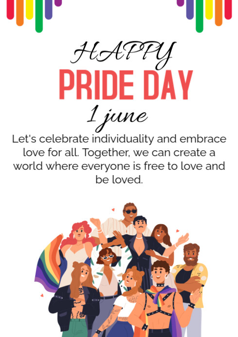 Copy of Happy pride celebration | PosterMyWall