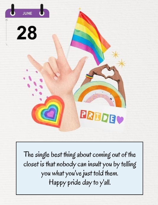 Plantilla de Happy Pride Day | PosterMyWall