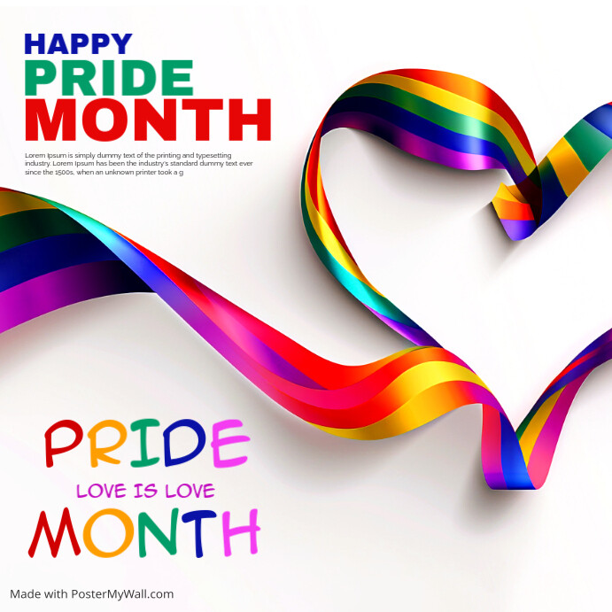 Modèle HAPPY PRIDE MONTH | PosterMyWall