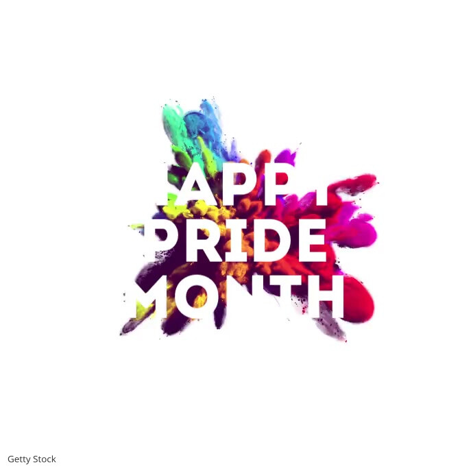 Happy pride month greetings rainbow splash Template | PosterMyWall