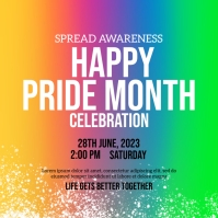 Happy Pride Month Instagram Post Template | PosterMyWall