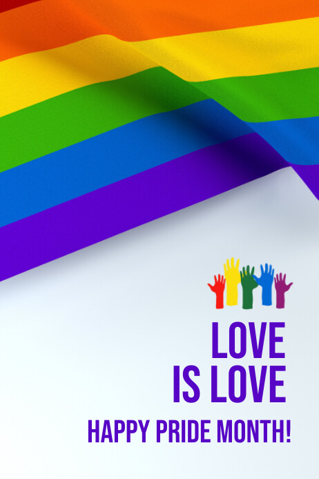 Copy of Happy PRIDE Month Poster Design 2024 | PosterMyWall