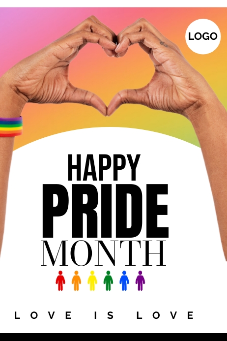 Happy pride month poster Template | PosterMyWall