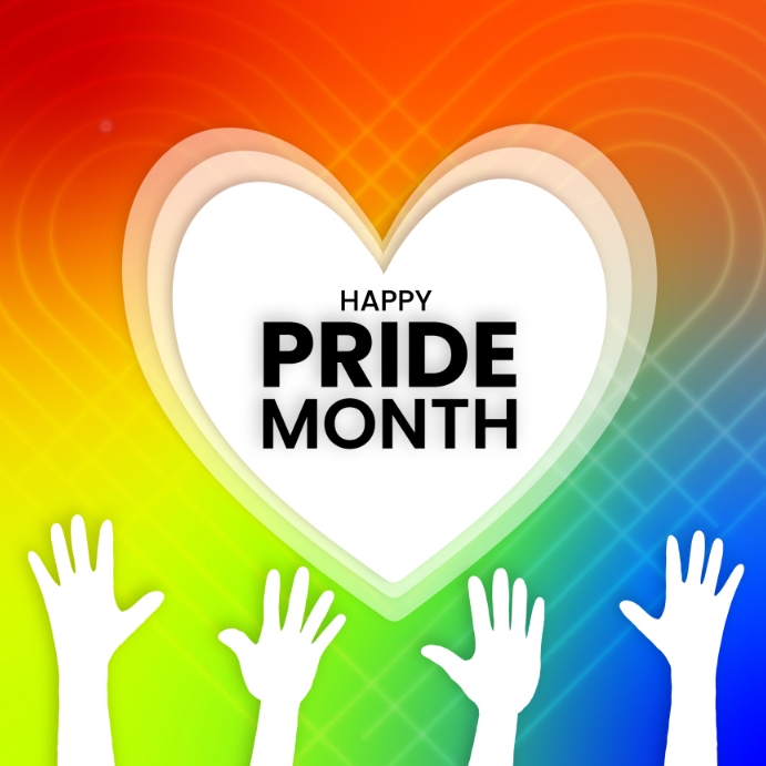 Happy pride month poster design template | PosterMyWall