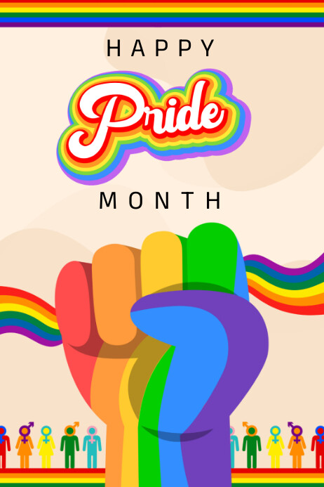 Happy pride month poster template 2024 | PosterMyWall