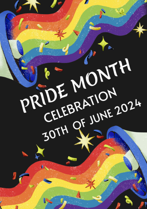 Happy PRIDE Month Template 2024 | PosterMyWall