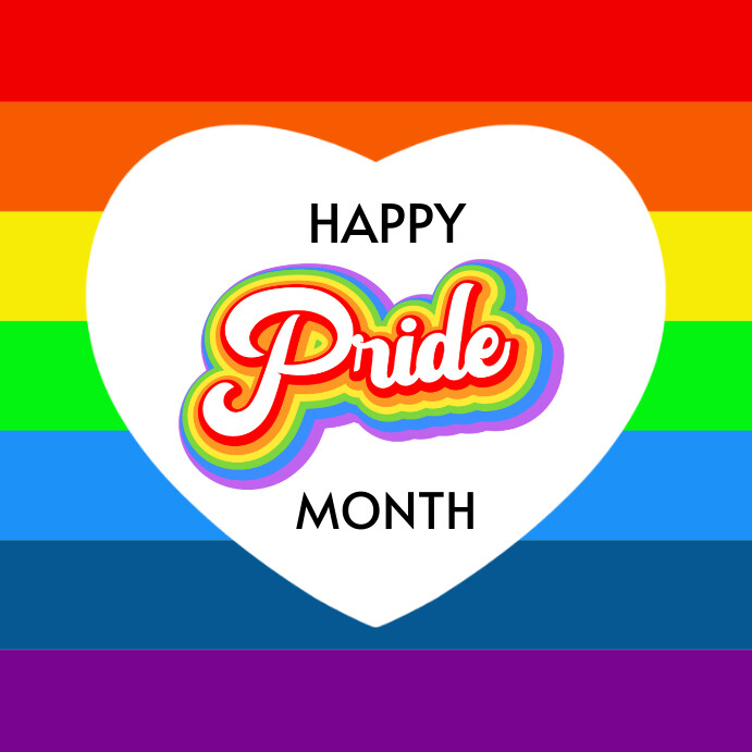 Happy pride month template Instagram post 202 | PosterMyWall