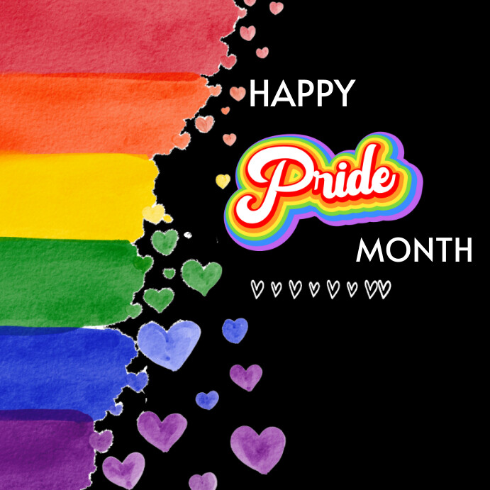 Plantilla de Happy pride month template 2024 | PosterMyWall