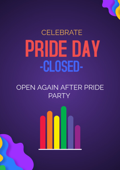 Happy pride party celebration Template | PosterMyWall