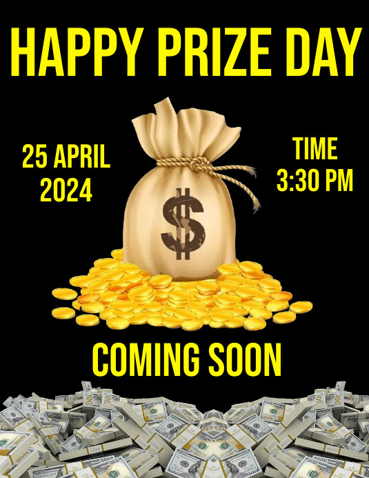 HAPPY PRIZE DAY FLYERS Template | PosterMyWall