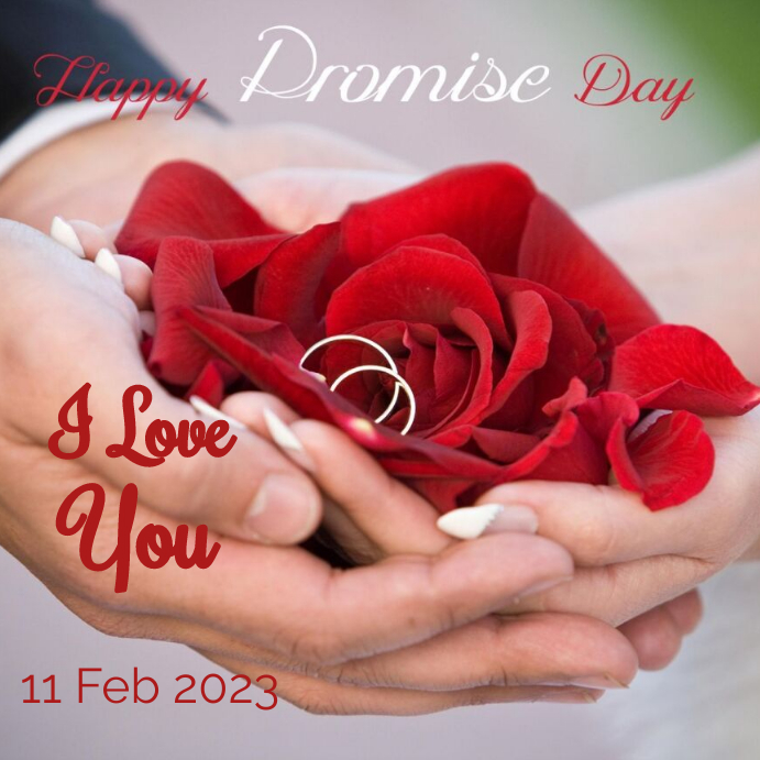 Happy promise day Instagram postpromises Template | PosterMyWall
