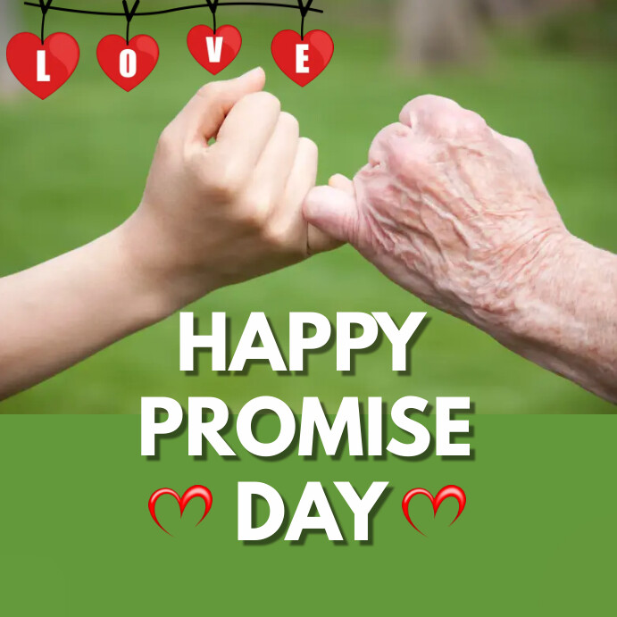 Copy of happy promise | PosterMyWall