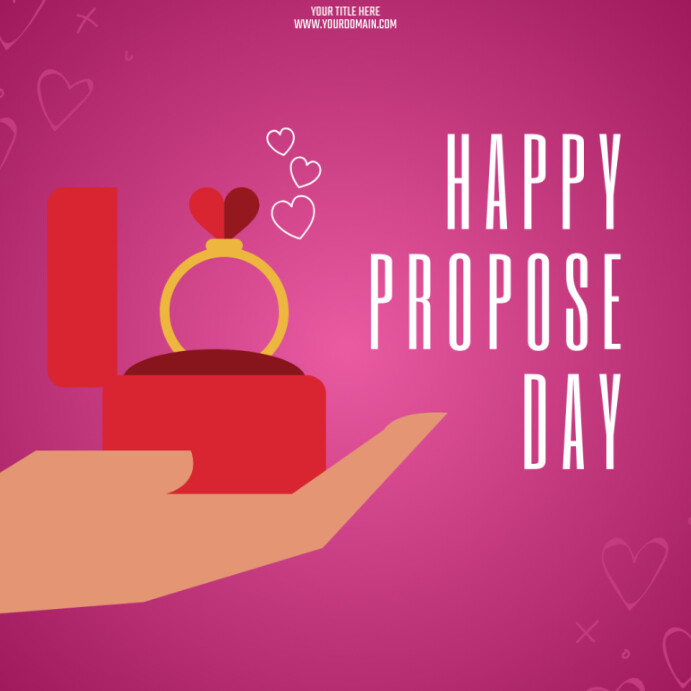 Happy Propose Day Template | PosterMyWall