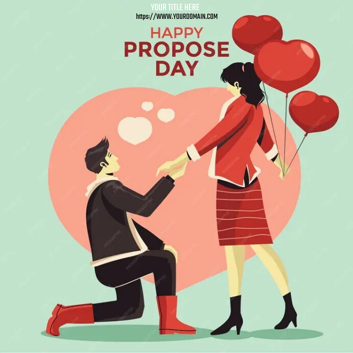 Copy of Happy Propose day | PosterMyWall