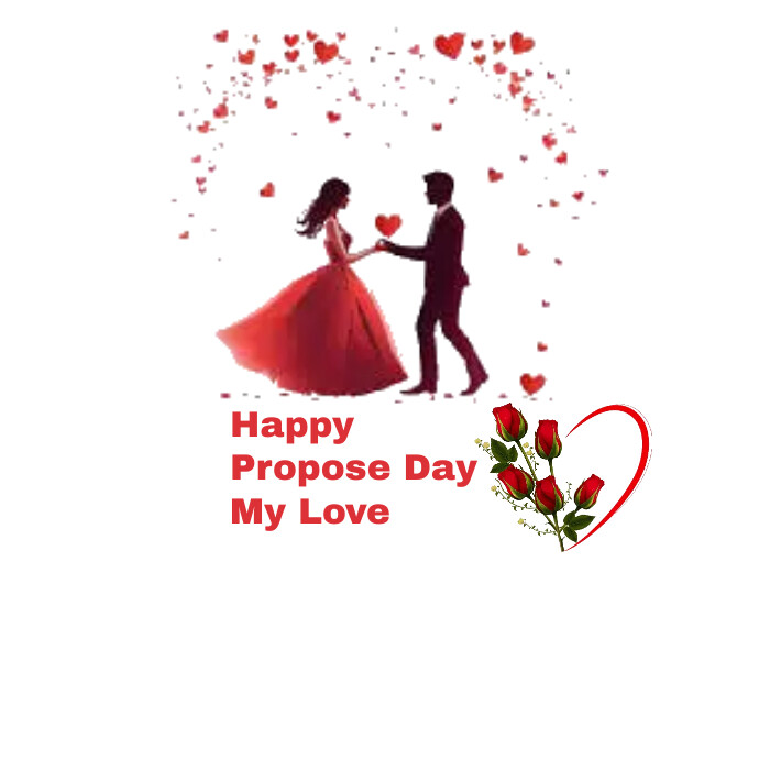 Happy Propose Day logo Template | PosterMyWall