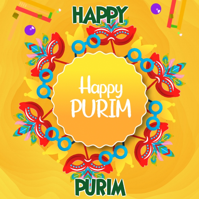 Copy of Happy Purim Day | PosterMyWall
