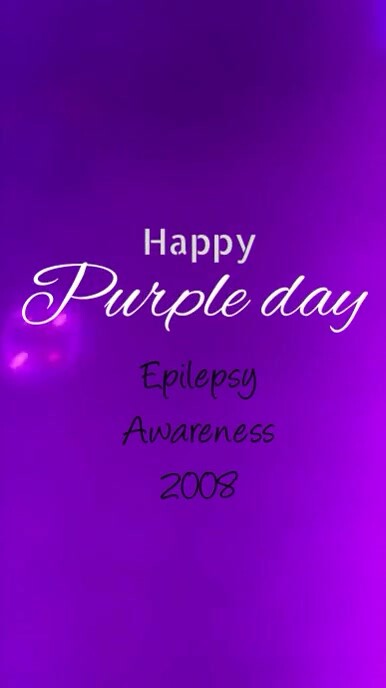 Happy purple day video (Epilepsy awareness) Template | PosterMyWall