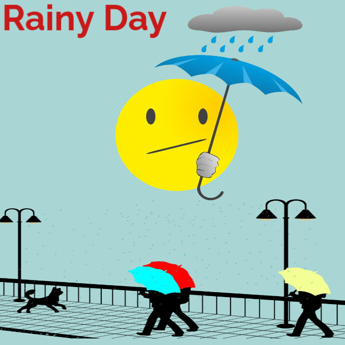 Copy of Happy Rainy Day rainy day (1) | PosterMyWall