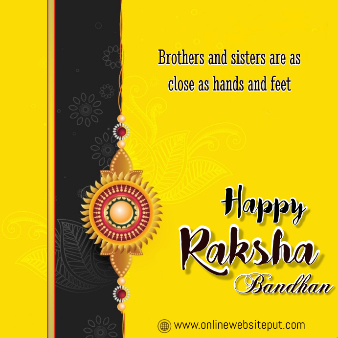 Happy Raksha Bandhan Template | PosterMyWall