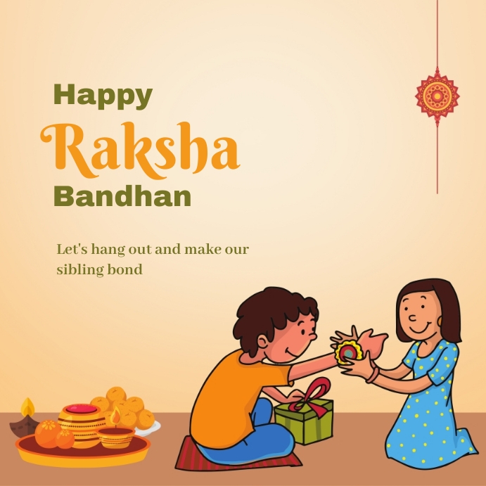 Happy Raksha Bandhan Template | PosterMyWall