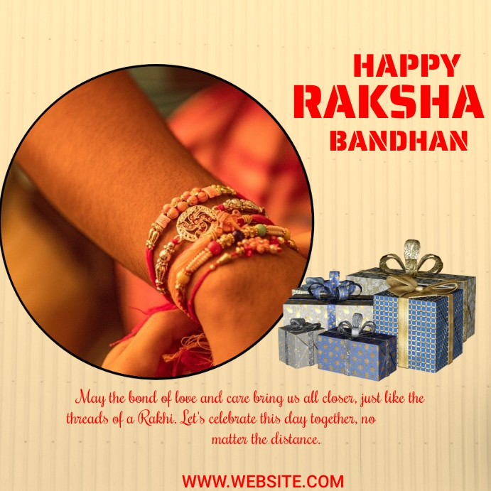 Happy Raksha Bandhan Instagram Post Template | PosterMyWall