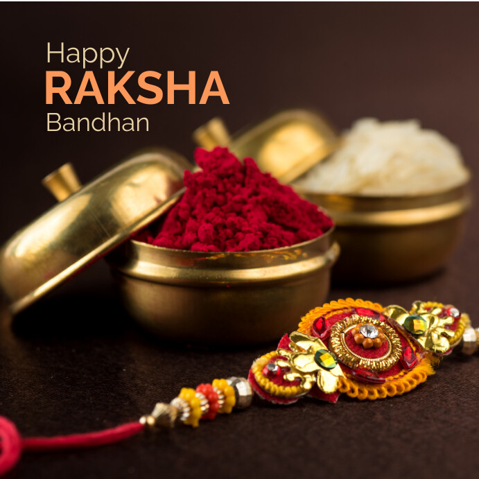 Happy Raksha Bandhan Social Media Post Templat | PosterMyWall