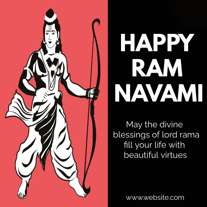 happy ram navami Template | PosterMyWall