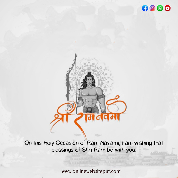 happy ram navami Template | PosterMyWall