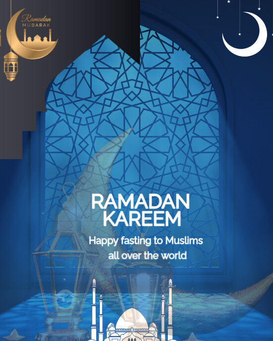 Happy Ramadan design Template | PosterMyWall