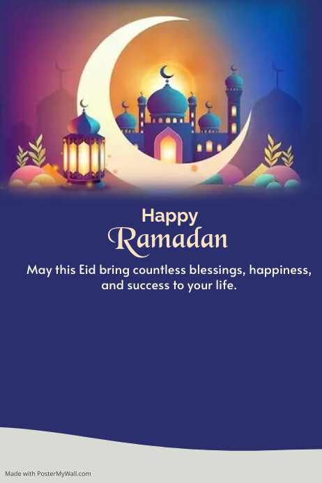 happy ramadan Template | PosterMyWall