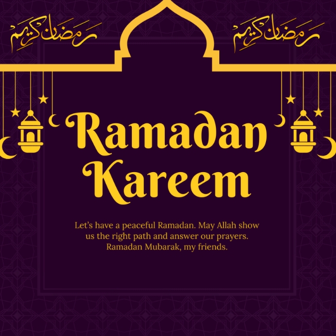 Happy Ramadan Template | PosterMyWall
