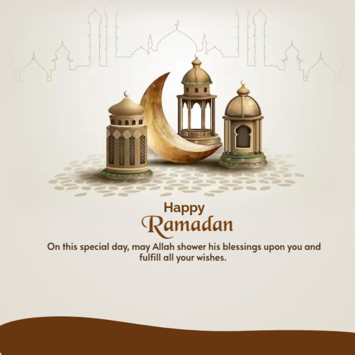 happy ramadan Template | PosterMyWall