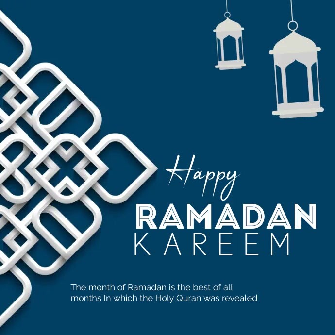 happy ramzan kareem Template | PosterMyWall