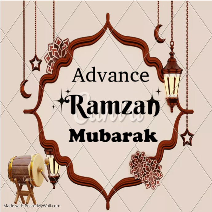 Plantilla de Happy Ramzan temple instagram post | PosterMyWall