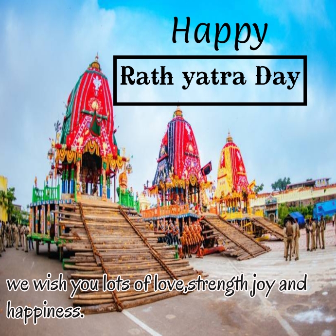 Happy rath yatra instagram post Template | PosterMyWall