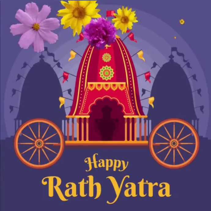 Copy of Happy Rath Yatra wishes GIF Template | PosterMyWall