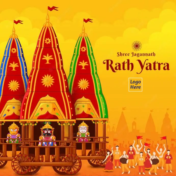 Copy of Happy Rath Yatra wishes Template | PosterMyWall