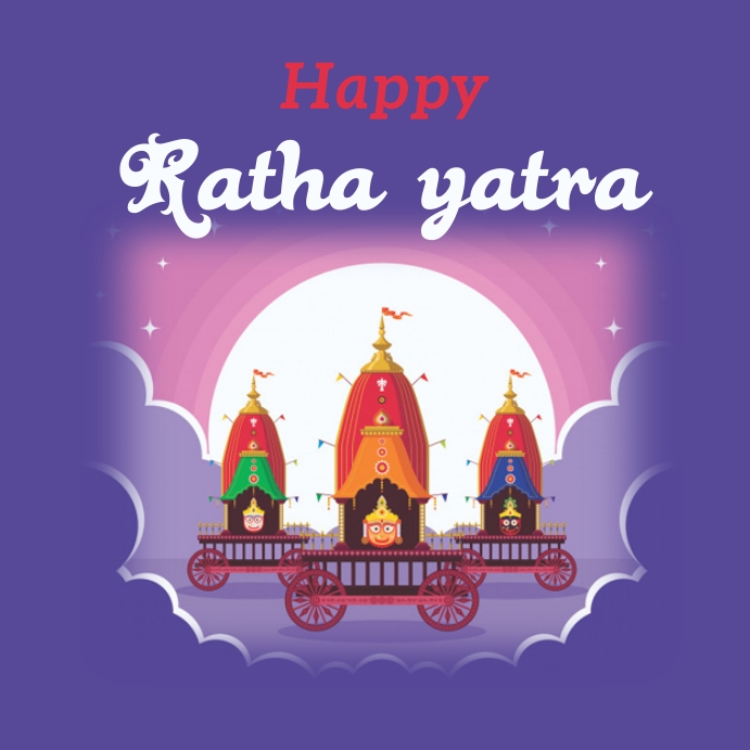 happy ratha yatra Template | PosterMyWall