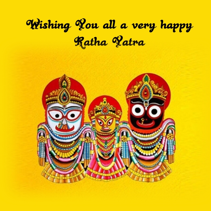 happy ratha yatra Template | PosterMyWall