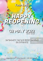 Reopening Party Celebration Event Dance Adver Template | PosterMyWall