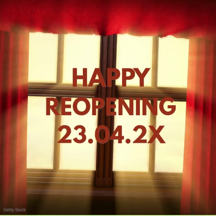 Happy Reopening Opening Butterflys Video Cele Template | PosterMyWall