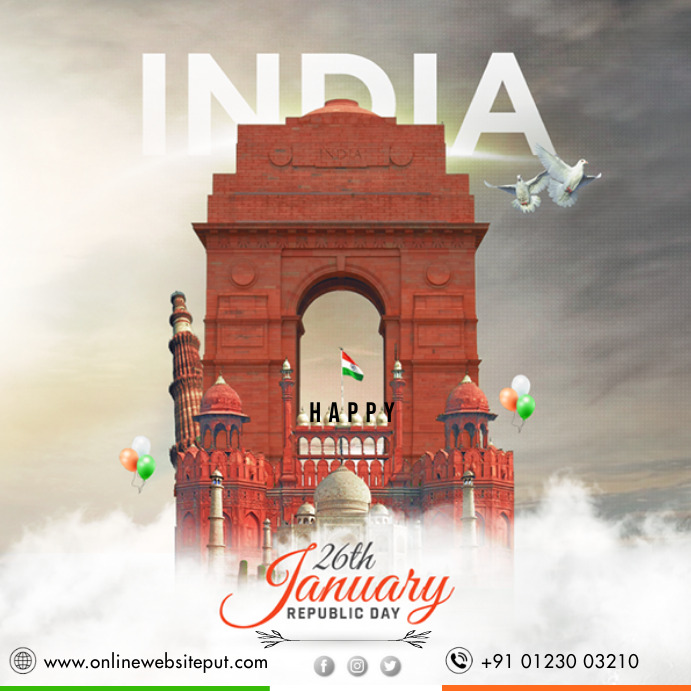 Happy Republic Day Template | PosterMyWall