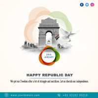 Happy Republic Day Template | PosterMyWall